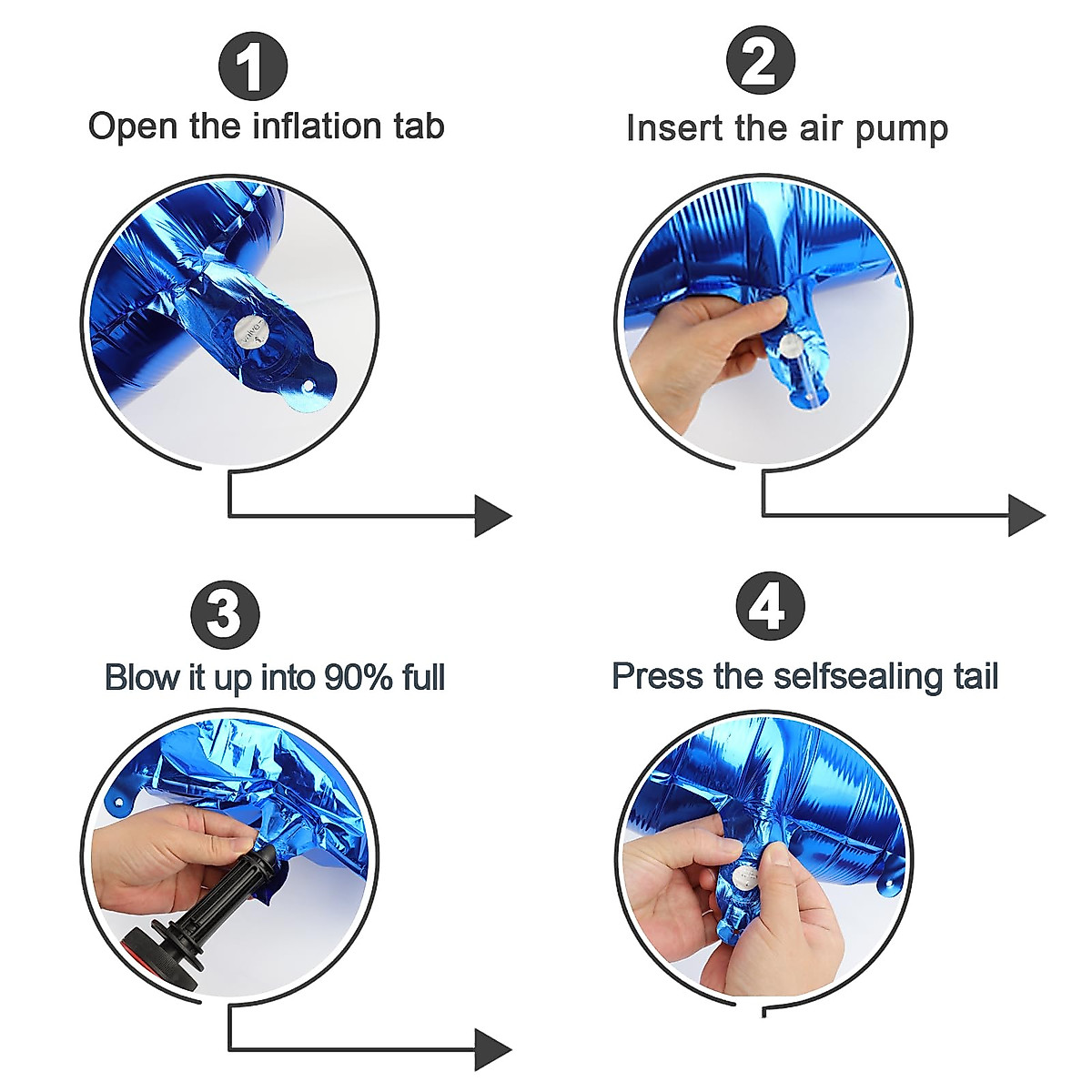 40 Inch Navy Blue 1 Balloon for First Birthday, Blue One 1st Number Balloon Birthday Decorations for Man, 10th 21st, Giant Number 1 Balloon