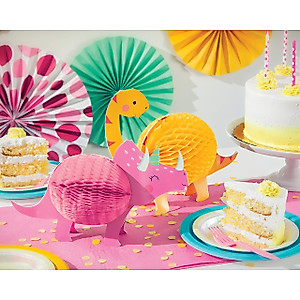 Creative Converting Girl Dinosaur Tiaras, 8 ct, Multicolor