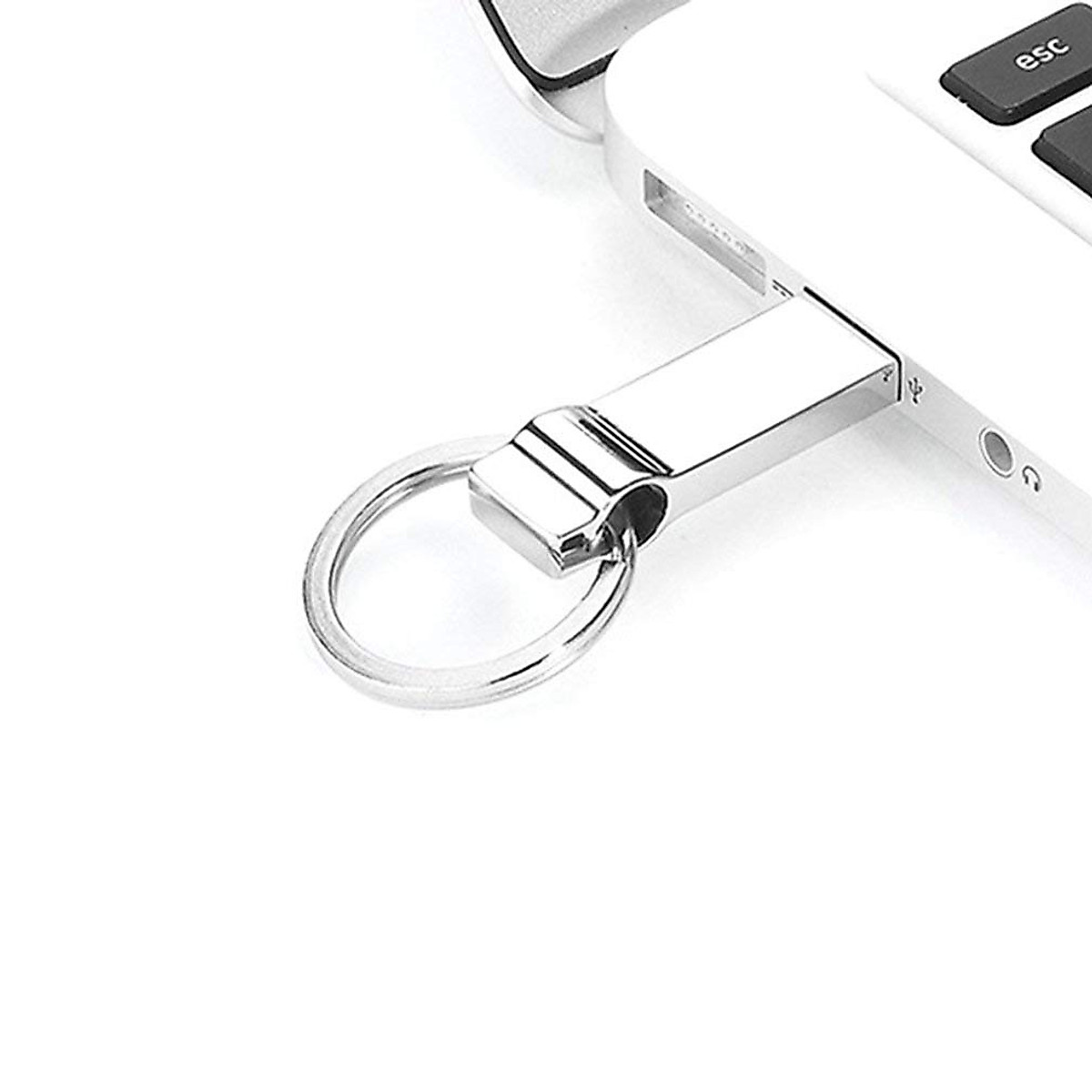 USB Flash Drive High-Speed Data Storage Thumb Stick Store Movies Picture U Disk for PC Phone Tablet Computer (Silver 4GB)