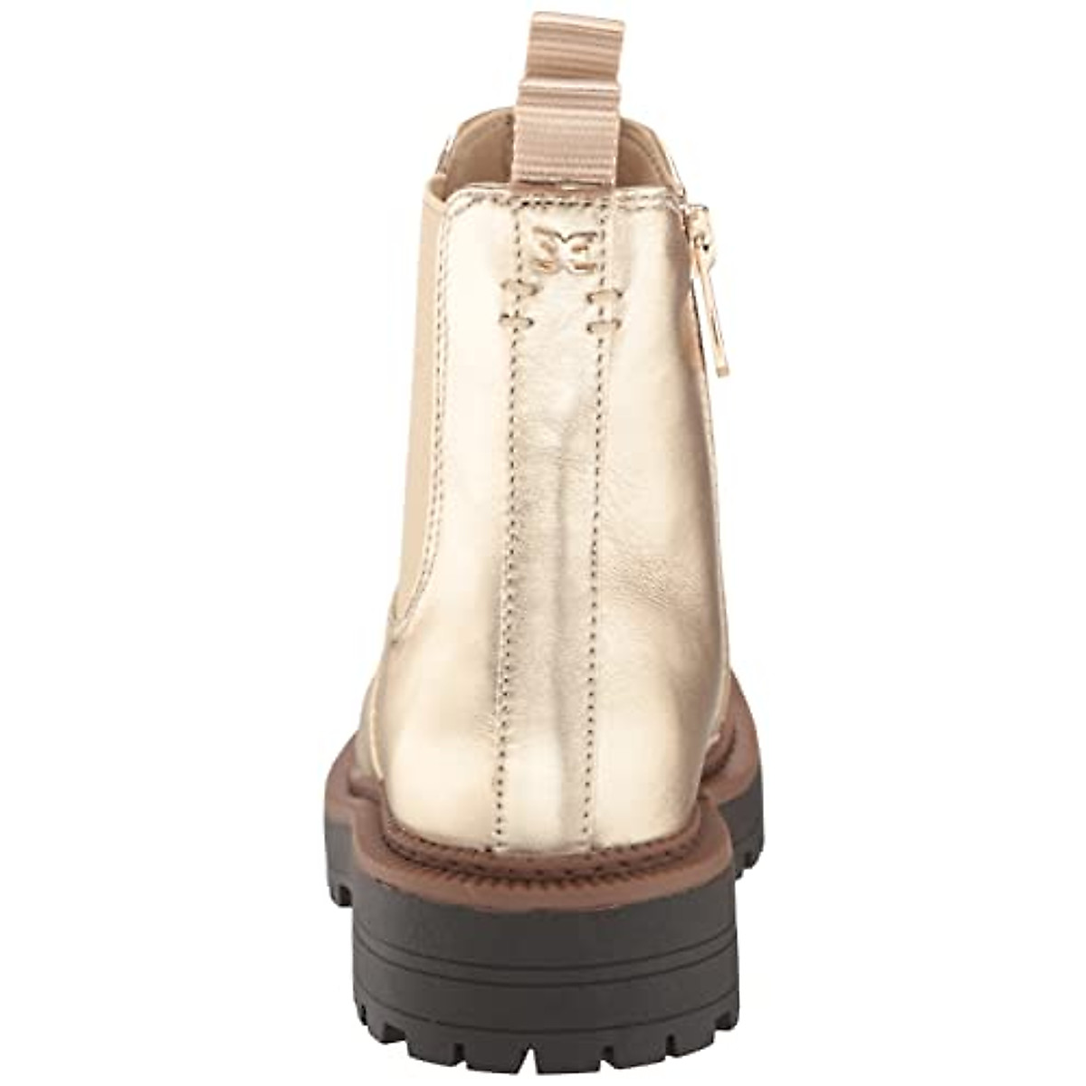 Sam Edelman Girls Laguna Mini Chelsea Boot, Gold Leaf, 2 Big Kid