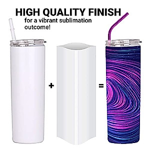 sublimation tumblers 20 oz skinny, sublimation tumbler, sublimation tumblers 20 oz skinny straight, 20 oz sublimation skinny tumbler, sublimation blanks tumbler, 20oz sublimation tumbler blank, (8)
