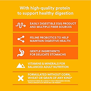 WholeHearted Grain Free Chicken Formula Dry Cat Food, 12 lbs.