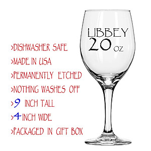 Alankathy Mugs Zodiac Signs 20 oz Big Tall Wine Glass Your Birth Sign Aries Taurus Gemini Cancer Leo Virgo Libra Scorpio Sagittarius Capricorn Aquarius Pisces (LIBRA)