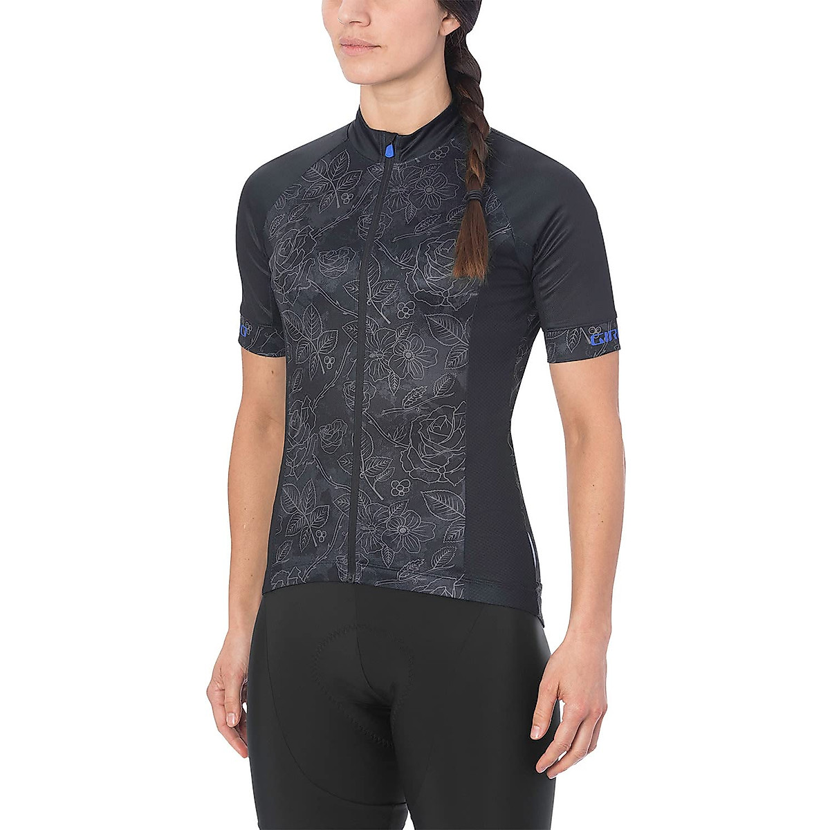 Giro Women Chrono Sport Jersey Adult Cycling Apparel - Black Floral (2020), Large