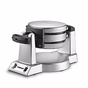 Cuisinart WAF-F20 Double Belgian Waffle Maker (Stainless Steel) (Renewed)
