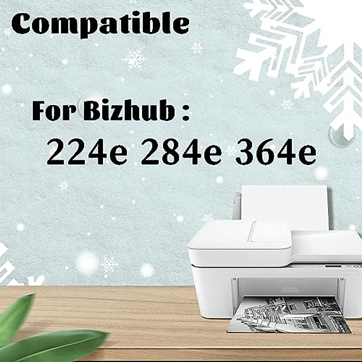 High Yield TN322 Toner Cartridge Compatible Replacement for Konica Minolta Bizhub 224e 284e 364e Printer Black-1 Pack