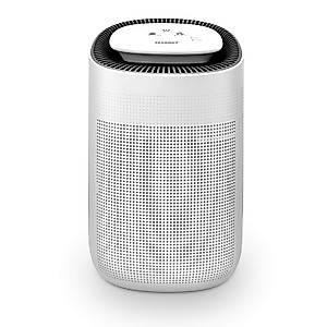 Tenergy Sorbi 1000ml Air Dehumidifier w/Air Purifying Function, True HEPA Filter, Auto Shutoff, Touch Control Adjustable Air Speed, Ultra-Quiet, Ideal for Closets and Bathrooms