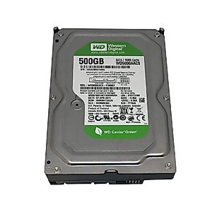 Western Digital Caviar Green WD5000AACS 500GB 5400 to 7200 RPM 16 MB Cache SATA 3.0 Gb/s Hard Drive
