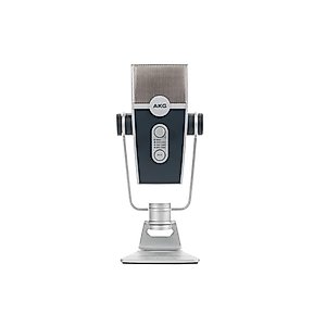 AKG Pro Audio Lyra Ultra-HD, Four Capsule, Multi-Capture Mode, USB-C Condenser Microphone for Recording and Streaming