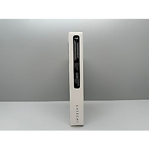 Satechi Magnetic Magsafe Wallet, Vegan-Leather Double Flap Stand Card Holder, 4 Slots with Front NFC Pass-Through, Adjustable Phone Attachment for iPhone 16/15/14/13/12, Travel Accessory, Black