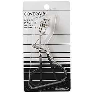 COVERGIRL Makeup Masters Eyelash Curler, Easy to Use, High Drama Lashes, 1 Count, Gentle and Easy Way to Curl Lashes, High Impact Lashes, Eye-Opening Effects