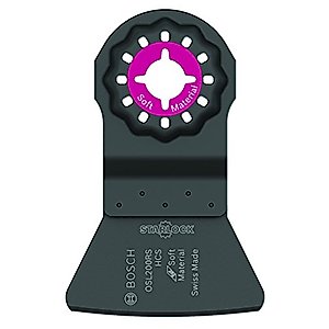 BOSCH OSL200RS 1-Piece 2 In. Starlock Oscillating Multi Tool Soft Materials High-Carbon Steel Rigid Scraper Blade for Removing Tough Sealants, Adhesives, Paint