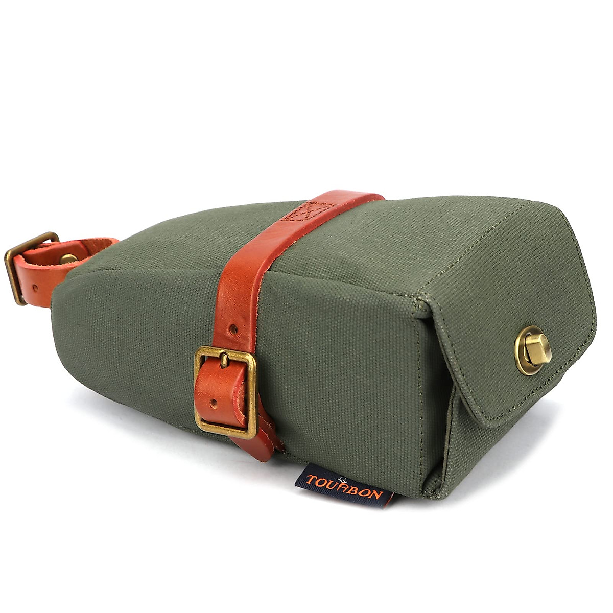 TOURBON Bike Bicycle Cycling Saddle Bag Tail Rear Pouch Strap-On Seat Storage