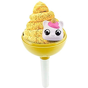 Oosh Slime Cotton Candy Cuties Series 2 by ZURU (Purple) Scented, Squishy, Fluffy, Soft, Stretchy, Stress Relief, Party Favors, Non-Stick with Collectible Cutie Slow Rise Toy