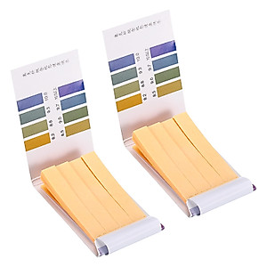 PATIKIL PH Test Strips 8.2-10, 2 Pack 160 Indicator Papers Litmus Tester for Water Food Soil Alkaline Acid Testing