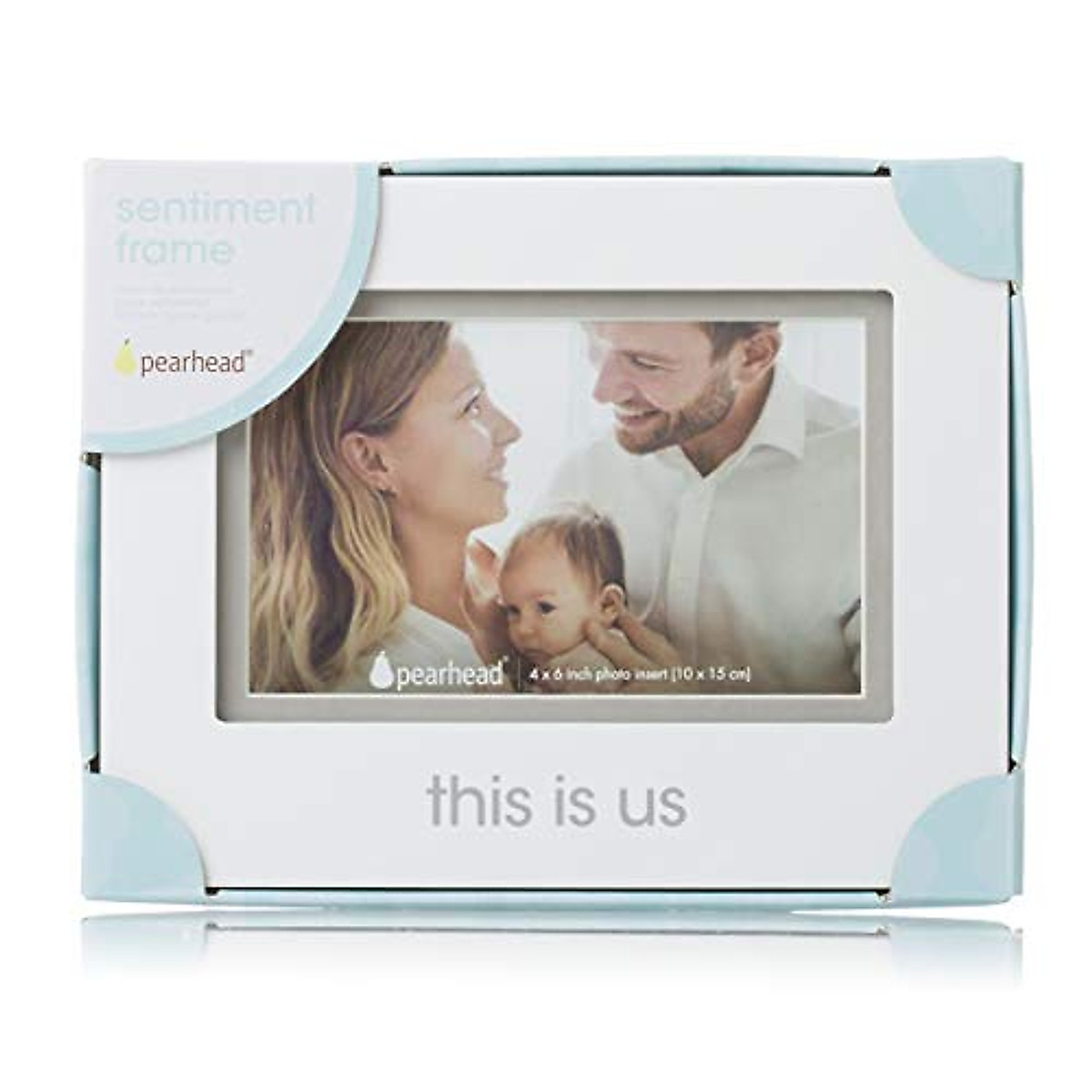 Pearhead This Is US Picture Frame, Family Keepsake Frame, Gift For New And Expecting Parents, 4x6 Photo Frame
