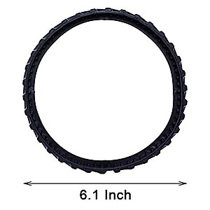 AR-PRO 1 Pair R0526100 Exact Track Replacement | Compatible with MX8/MX6 In-Ground Pool Cleaner/Made of Premium, Heavy Duty Rubber - Improving The Parts Life Cycle by 50%
