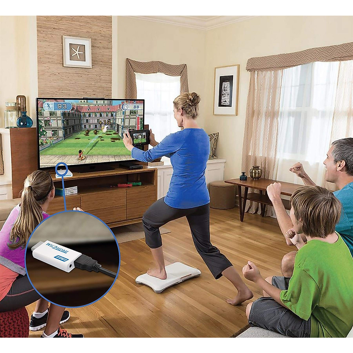 THE CIMPLE CO Compatible with: Wii to HDMI Adapter - Compatible with: Nintendo, Includes HDMI