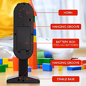 TOYANDONA Traffic Light Signs Toy Multicoloured Simulation Road Light Safety Traffic Maker Crosswalk Signal Model Toy for Kids Birthday Education Gifts
