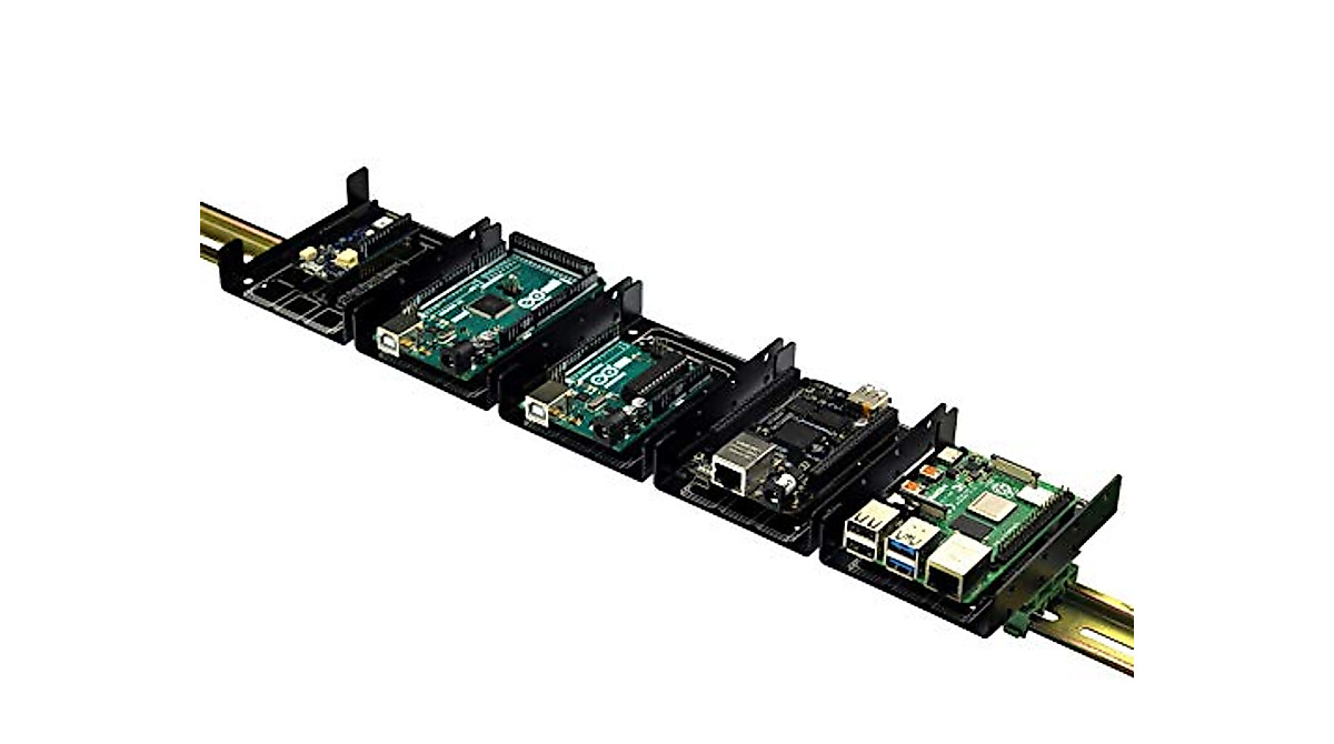 DIN Rail Bracket for Raspberry Pi & Arduino Devices