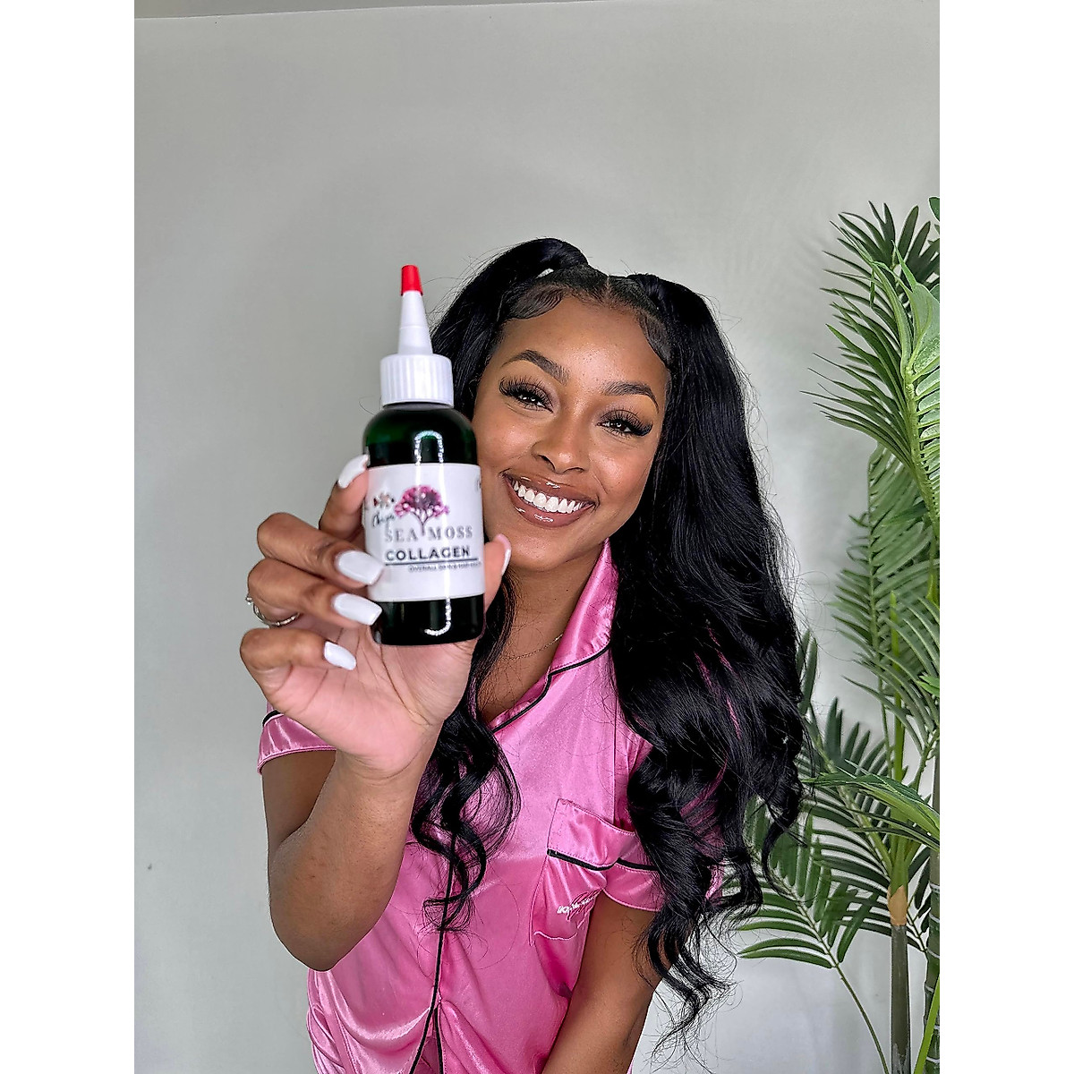 SEA MOSS COLLAGEN Hair & Skin Oil (Dandelion-Rose Dandruff & Acne)