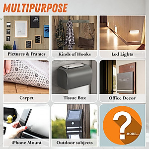 Extra Large Double Sided Mounting Tape Removable 1.18 Inch x 160 Inch, Clear & Tough Nano Double Sided Tape Heavy Duty, Multipurpose Tape Picture Hanging Strip Adhesive Poster Carpet Tape