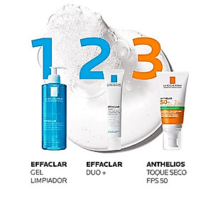 La Roche-Posay Effaclar Purifying Foaming Gel Cleanser for Oily Skin, pH Balancing Daily Face Wash, Oil Free and Soap Free