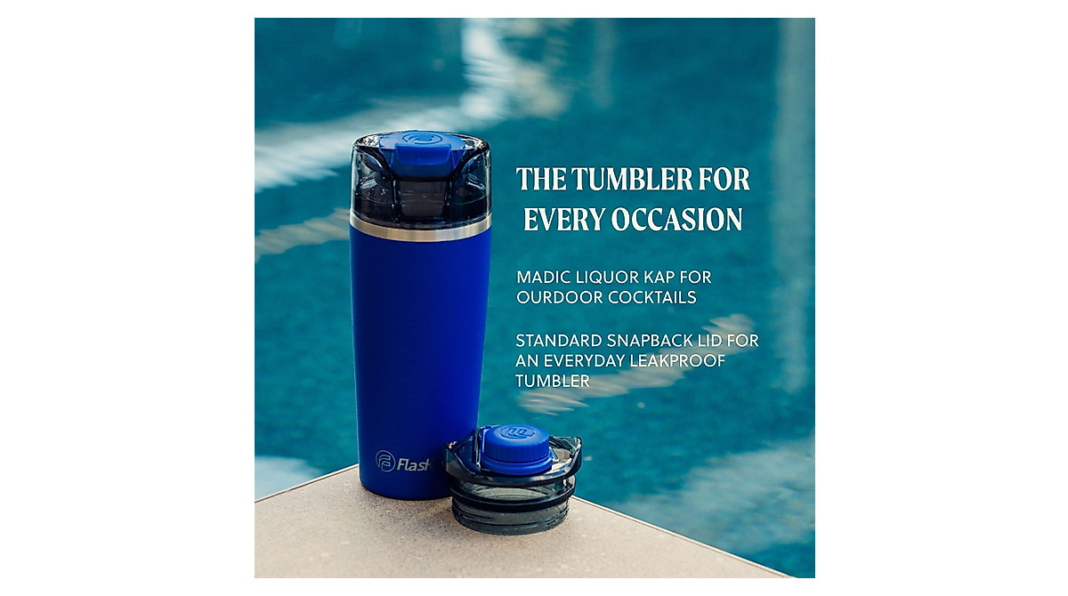 Flaskap Madic Drinking System - Insulated Tumbler with Shots