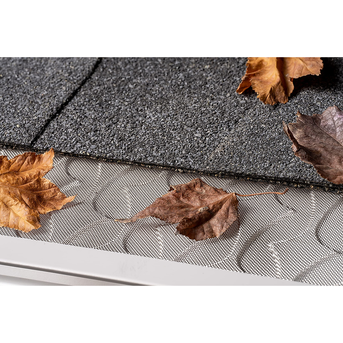 Superior Gutter Guard | New Raised Stainless-Steel Screen Technology Gutter Cover, DIY Constructed. Fits Any Traditional 6-inch Gutter - 48FT Kit