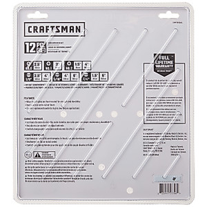 CRAFTSMAN Screwdriver Set, Assorted, 12Piece (CMHT65044)