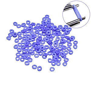 1000pcs/bag Dental Orthodontic Separator Bulk Pack Elastic Orthodontic Separate Ties