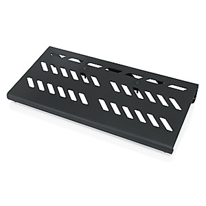 Gator Cases Aluminum Guitar Pedal Board with Carry Bag; Large: 23.75" x 10.66" | Stealth Black (GPB-BAK-1)