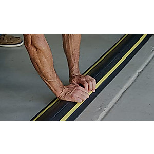 2" High Garage Door Flood Barrier Threshold Kit ‘GARADAM’ (10'3") | Flexible PVC | Complete Kit Includes 2 Adhesives | GaraDry