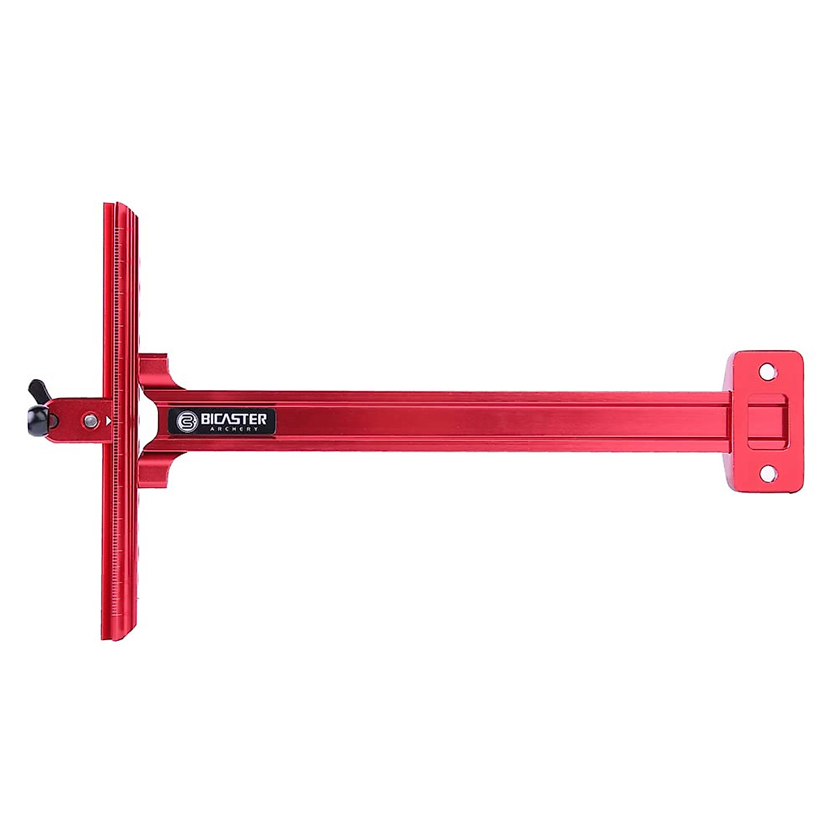 Archery Sights 9 inch Recurve Bow Sight Ambidextrous Aluminum Quick Adjustment (Red)