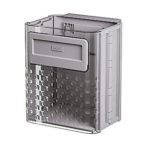 YSGDB Compost Bin Foldable Under Sink, Hanging Small Trash Can with Lid for Cupboard/Bathroom/BedroomMountable IndoorCompost Bucket