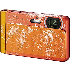 Sony DSC-TX30/D 18 MP Digital Camera with 5x Optical Image Stabilized Zoom and 3.3-Inch OLED (Orange)