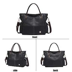 Tote Shoulder Bag for Women Large Purse and Handbag Soft Top Handle Bag Travel Bag