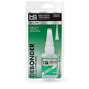 Bob Smith Industries BSI-161H UN-CURE Super Glue Debonder, 1 oz.,Clear