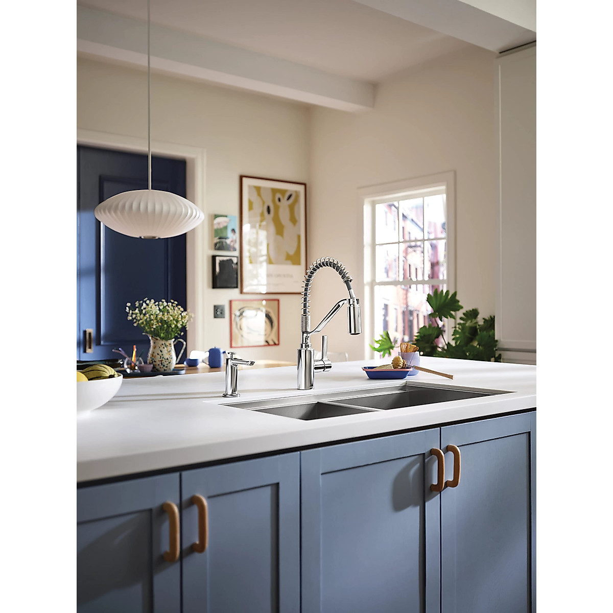 Moen 5926 Genta LX One-Handle High Arc Pulldown Kitchen Faucet, Chrome