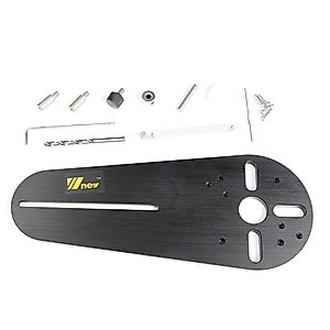 BTMIEY Circle Cutting Jig,Circle Cutting Jig for Electric Hand Trimmer Wood Router Woodworking (B)