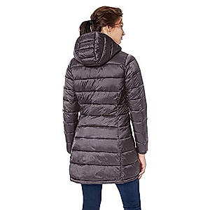 Amazon Essentials Women's Regular-Fit Lightweight Water-Resistant Packable Hooded Puffer Coat (Available in Plus Size), Charcoal Heather, Medium