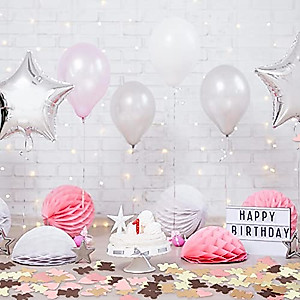 500 Pieces Bear Table Confetti Girl Baby Shower Paper Confetti Gender Reveal Bear Confetti Table Sprinkles Scatters for Boy Girl Baby Birthday Rustic Party Decor (Pink, Brown, Beige, Dark Brown)