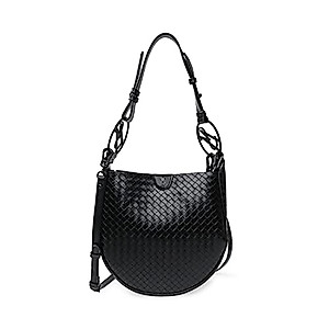 Steve Madden womens Steve Madden BARLO Shoulder Bag, Black, One Size US