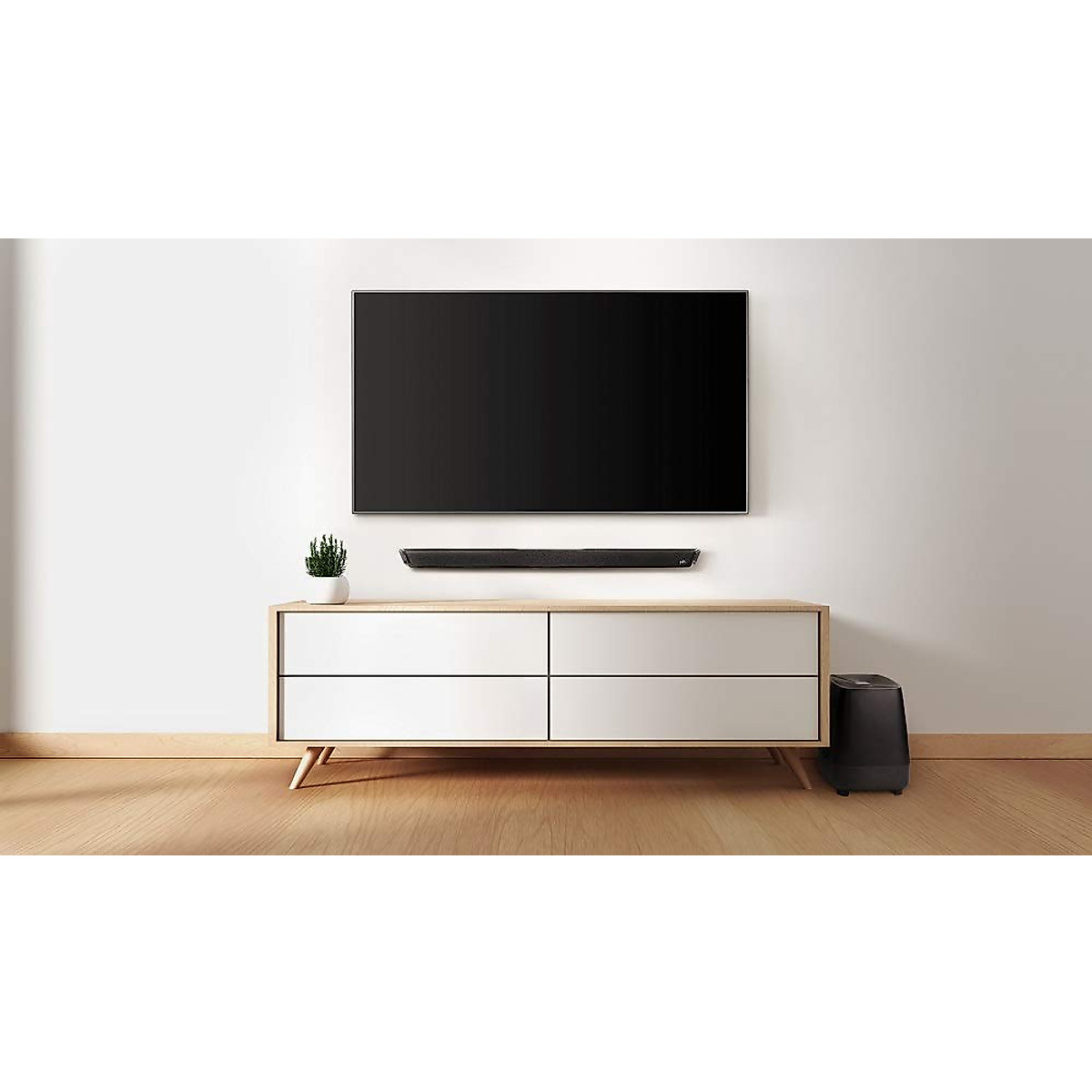 Polk Audio MagniFi 2 Sound Bar & Wireless Subwoofer (2020 Model) with 3D Audio & Built-in Chromecast - Universal 4K Compatibility - HDMI & Optical Cables Included