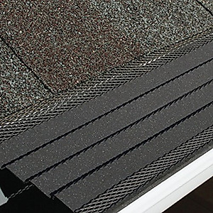 Amerimax Home Products 638010 Hoover Dam Gutter Guard, Dark Gray, 10 Count (Pack of 1)