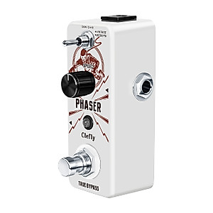 Clefly Guitar Phaser Effect Pedal Analog Phase Effect Pedal For Electric Guitar Bass True Bypass