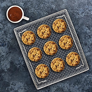 LZLXXLZL Air Fryer Basket for Oven, Compatible with Cuisinart Air Fryer TOA-60 Serie/TOA-65, 304 Food-Grade Air Fryer Basket for Oven with Air Fry Option, Cooking and Baking for Convection.