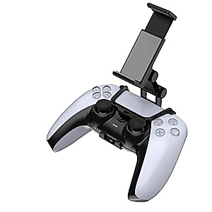 WixGear PS5 Controller Phone Mount Clip, Mobile Gaming Clip CellPhone Stand Holder Replacement for Playstation 5 Dualsense Controller Remote Play