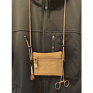 River Canyon - Pouch Lanyard with Nippers - This Fly Fishing Lanyard has a Water-Resistant Zipper Pouch, Nippers are Also Included. There is a Loop to Hang Your hemostat. Two More Rings to Hang Tools