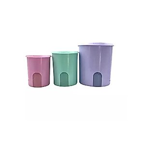 New Tupperware Tupperware One Touch Canister Set of 3